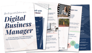 How to Work Online as a Digital Business Manager - Freebie Download ...